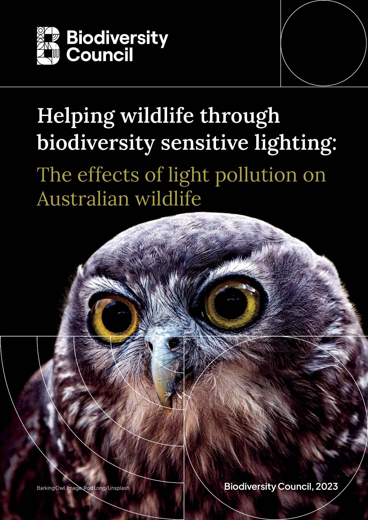 Helping wildlife through biodiversity sensitive lighting: The effects ...